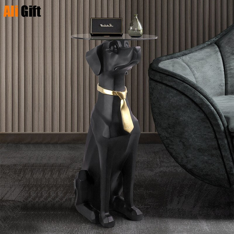 Nordic modern creative floor dog furnishing animals light luxury livin ...